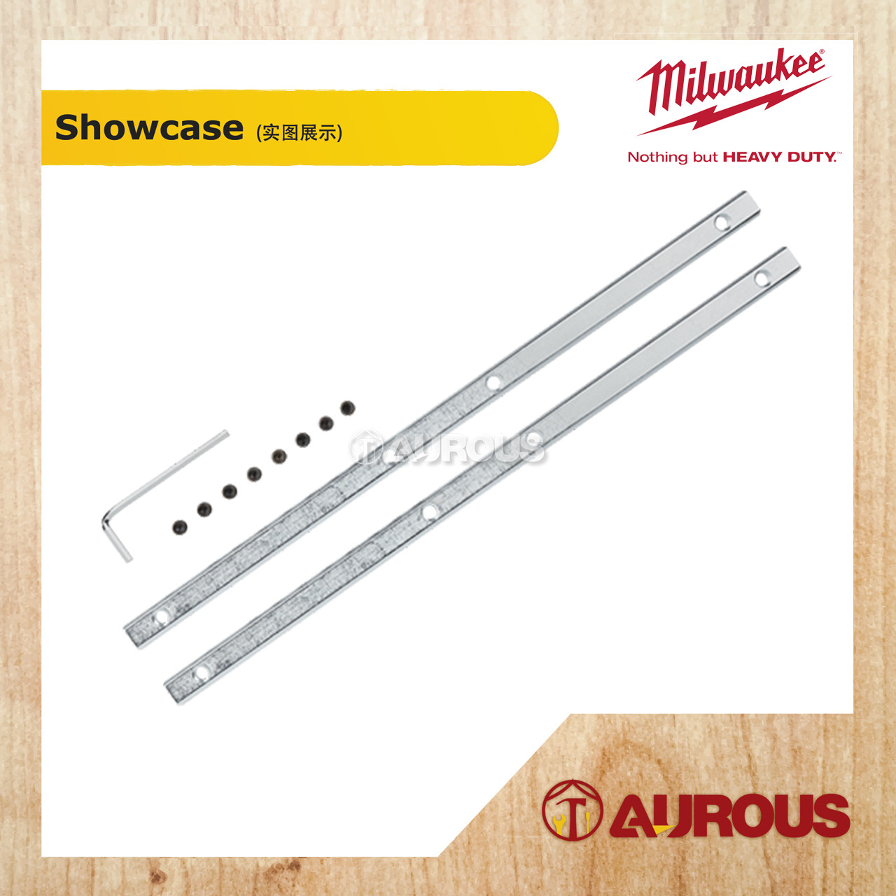 MILWAUKEE GUIDE RAIL JOINING BARS CONNECTOR PSA-2 EMEA (FOR M18 FPS55 ...