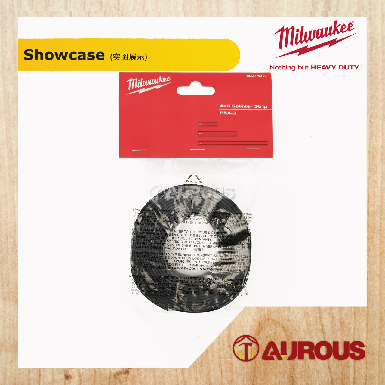 MILWAUKEE REPLACEMENT GUIDE RAIL SPLINTER STRIP PSA-3 EMEA (FOR M18 ...