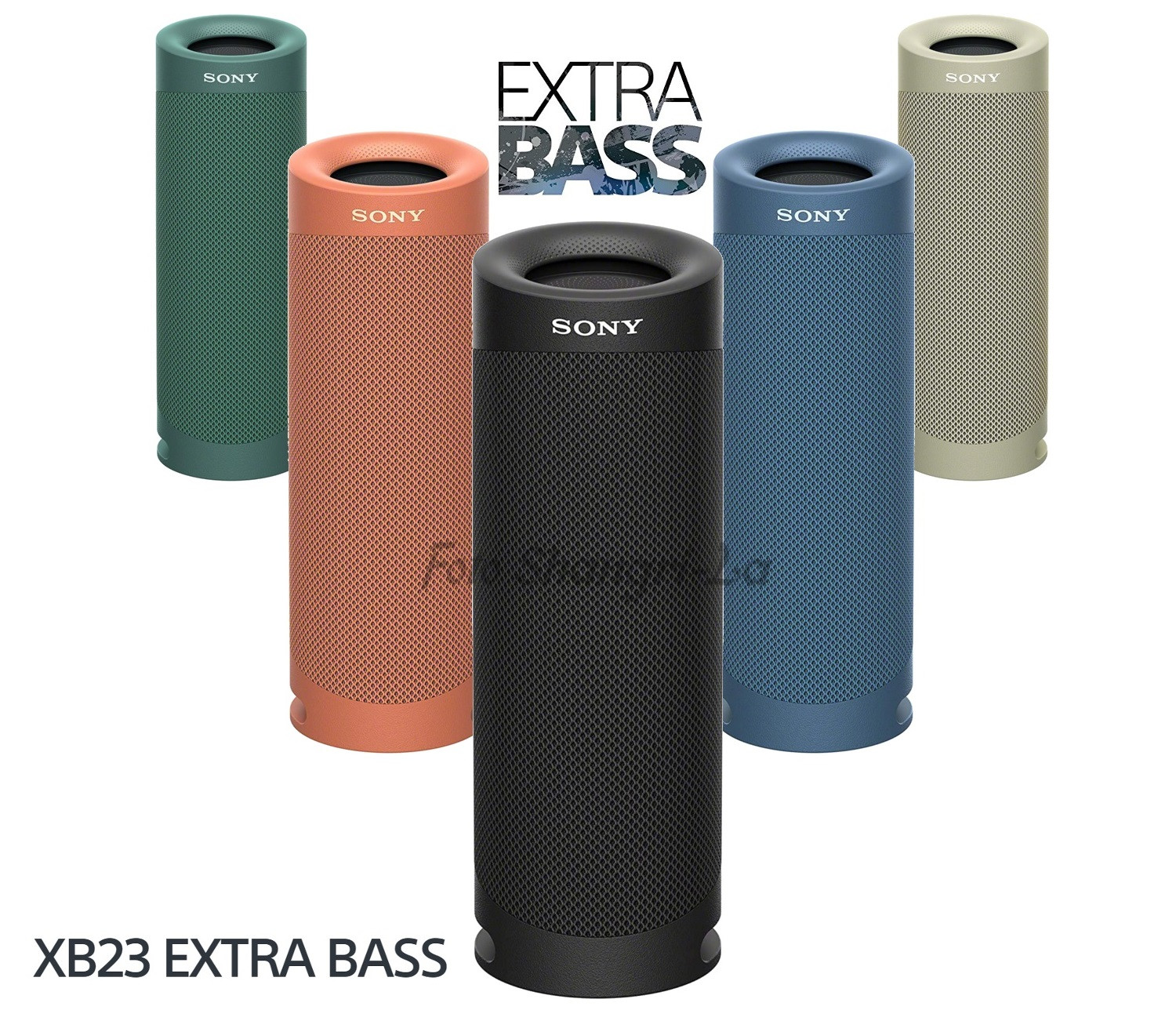 Sony SRS-XB23 EXTRA BASS Wireless Portable Speaker IP67 Waterproof ...