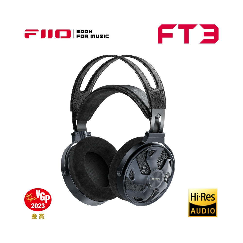 FiiO FT3 Dynamic High-Resolution Over-Ear Wired Headphones - MSL ...