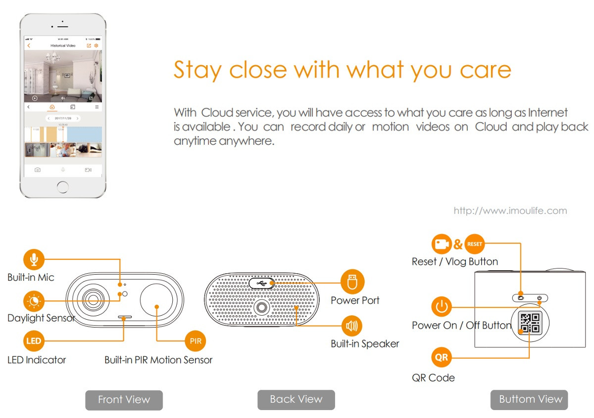 IMOU Cell Go Your go-to camera | 3MP QHD Video | 100% Wire-Free ...