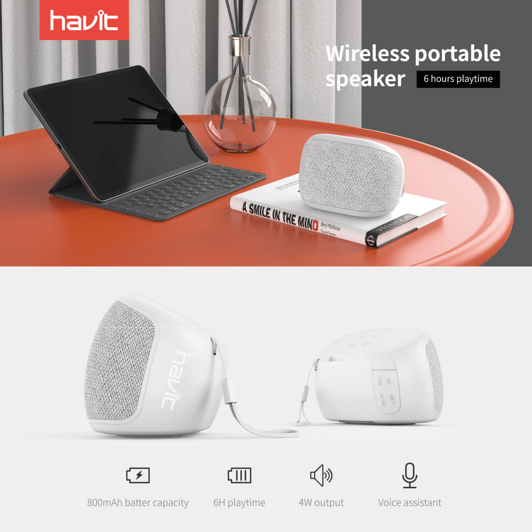Havit SK800BT Wireless portable speaker - MSL Digital Online Store