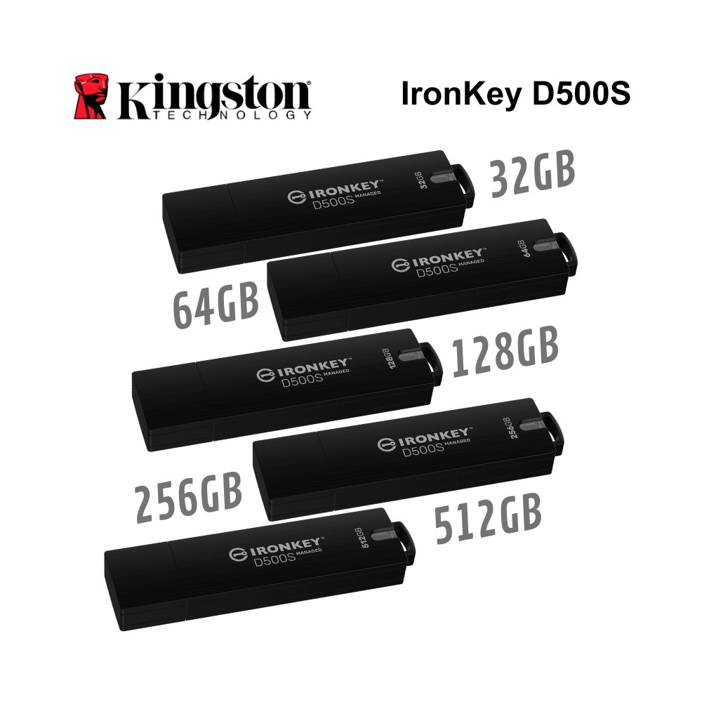 [Pre-Order 1 Week] Kingston IronKey D500S Managed hardware-encrypted ...