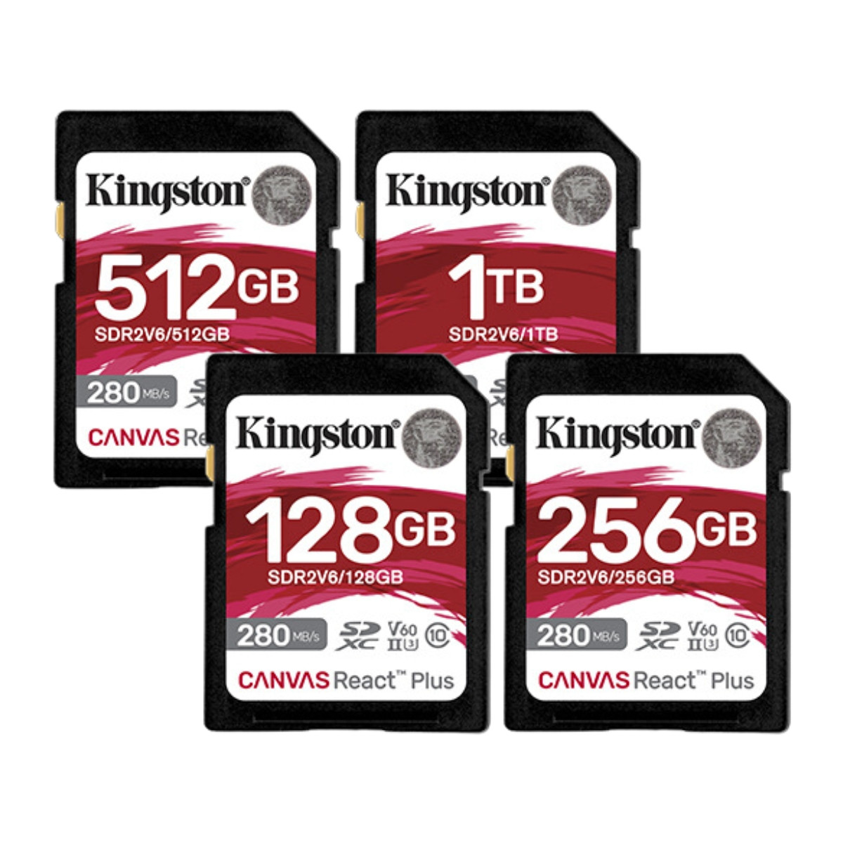 [Pre-Order 1 Week] Kingston Canvas React Plus V60 SD memory card for 4K professional UHS-II ...