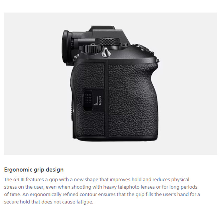 Sony ILCE-9M3 / α9 III Full Frame Mirrorless Camera with global shutter ...
