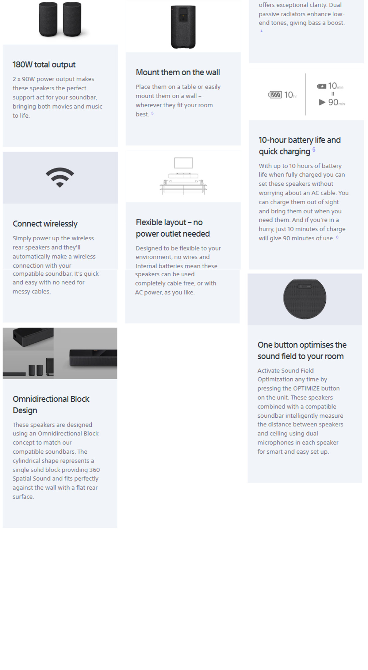 Sony SA-RS5 Wireless Rear Speakers - MSL Digital Online Store