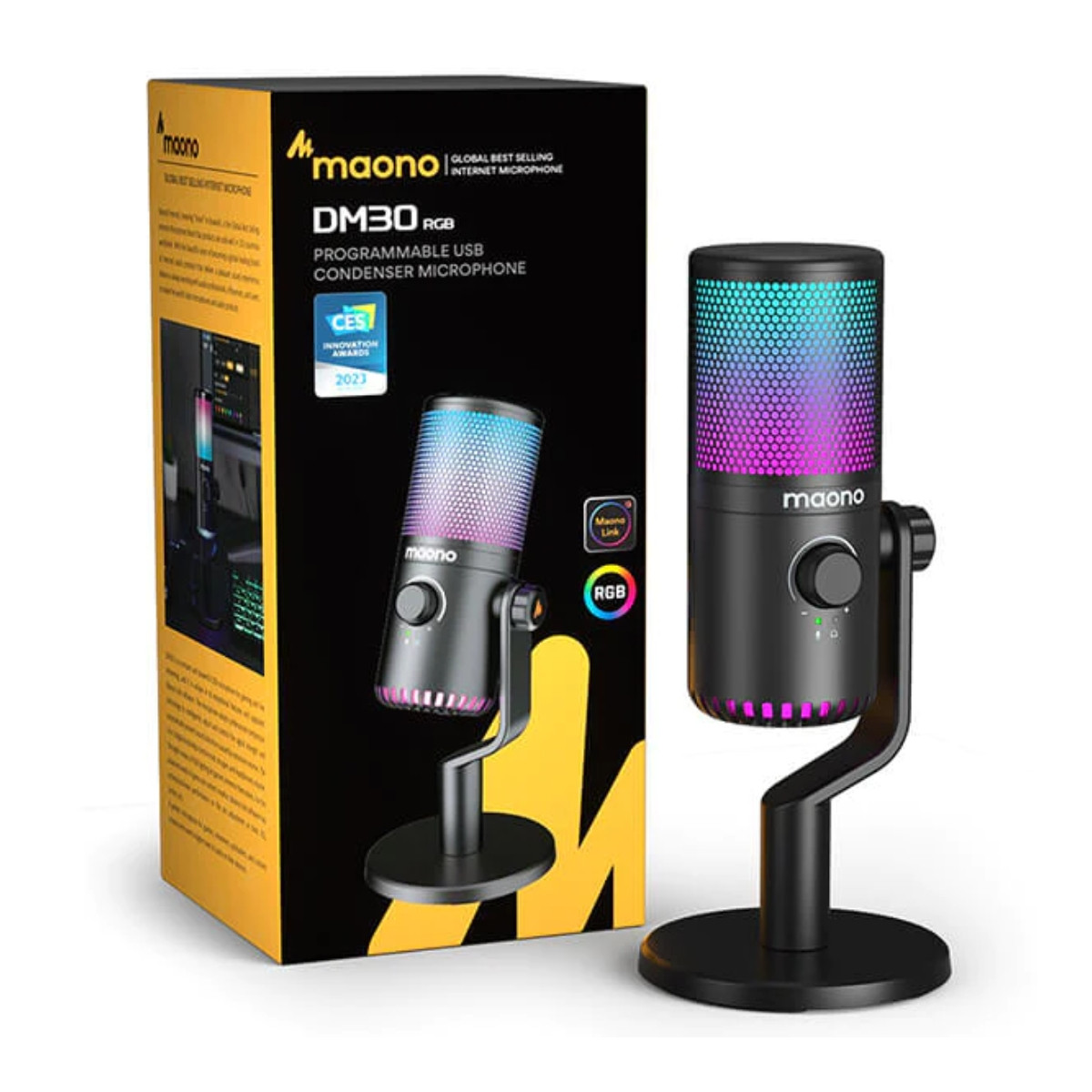 Maono DM30RGB USB Gaming Microphone - MSL Digital Online Store