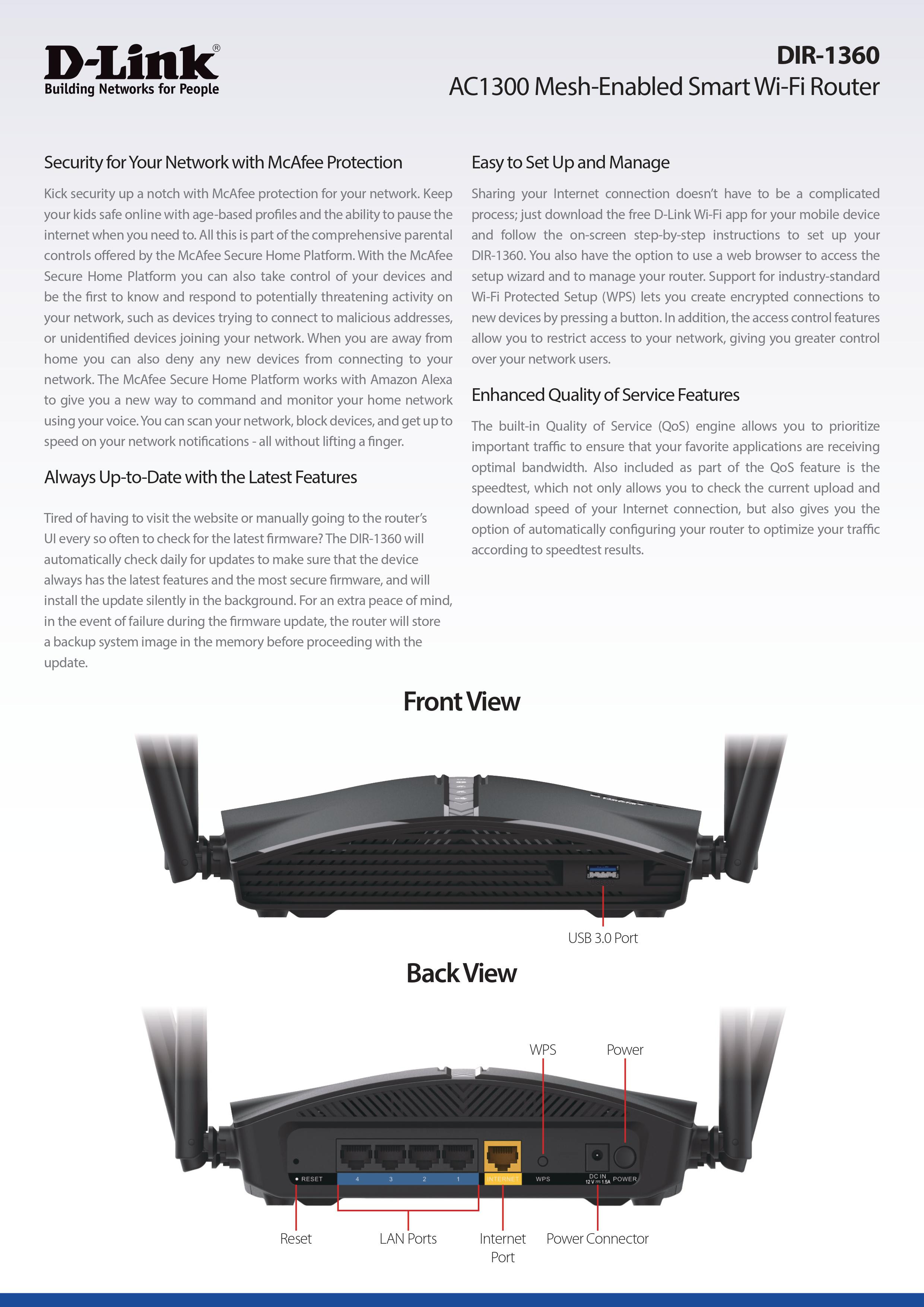 D-LINK DIR-1360 AC1300 SMART MESH WIFI ROUTER [SBN:NO NILAI:NO MELAKA ...