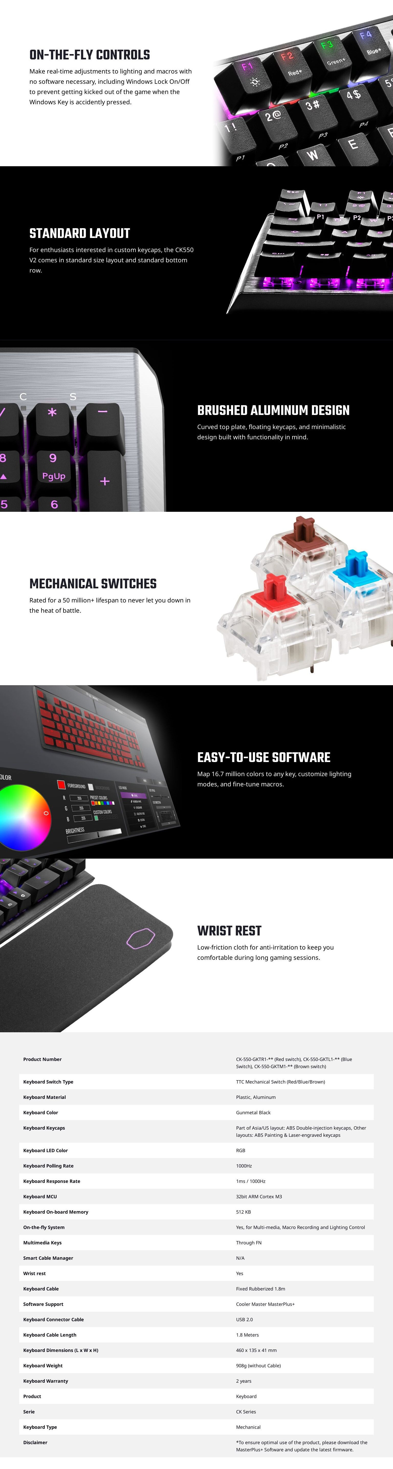 CM MASTERKEYS CK550 V2 [SBN:NO NILAI:NO MELAKA:NO HPS:NO] | Thye Hin ...