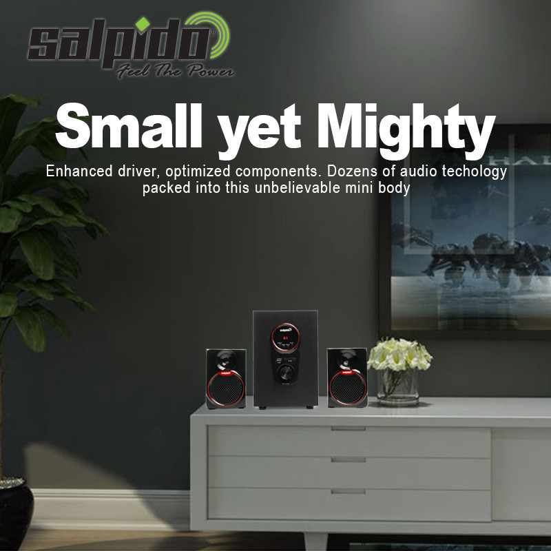 SALPIDO CAPRONI 107 BLACK MULTIMEDIA SPEAKER 2.1 [SBN:Yes NILAI:Yes ...