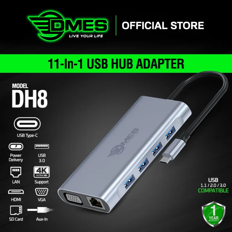 DMES HUB DH8 (TYPE C) [SBN:NO NILAI:YES MELAKA:NO HPS:NO] | Thye Hin Computer
