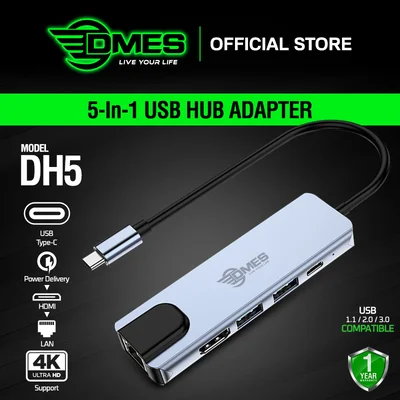 DMES HUB DH5 (TYPE C) [SBN:NO NILAI:YES MELAKA:NO HPS:NO] | Thye Hin Computer