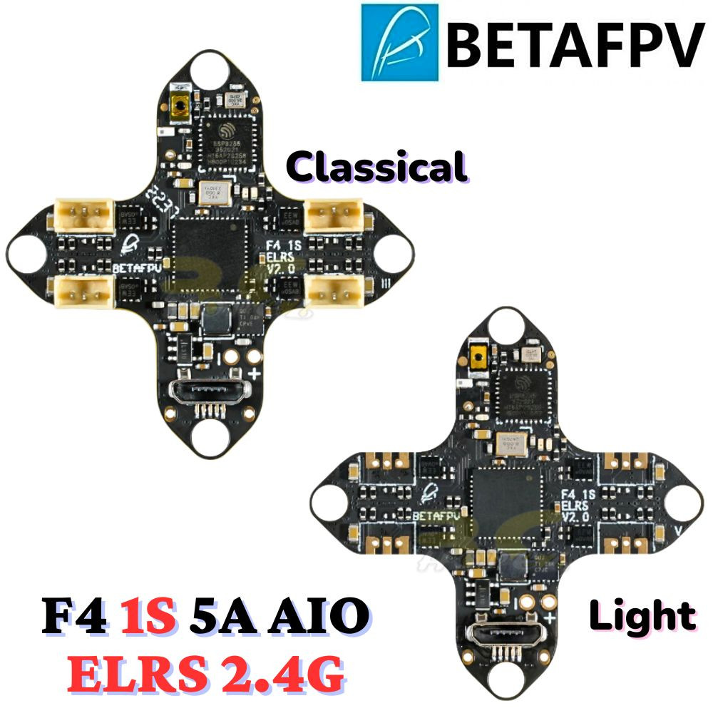 BetaFPV F4 5A AIO ELRS 2.4G 1S (26X26mm) Brushless Flight Controller ...