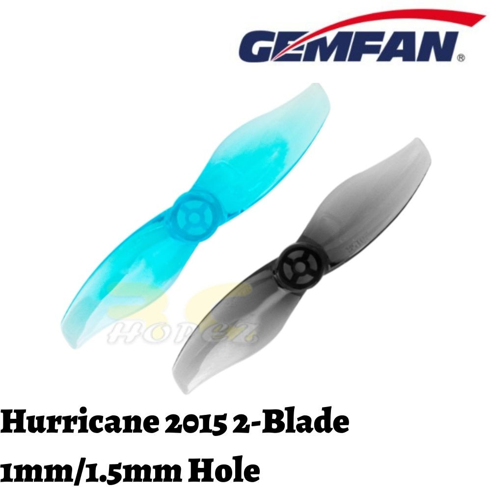 Gemfan Hurricane 2015 2-Blade 2inch Propeller 1mm/1.5mm Hole (Optional ...