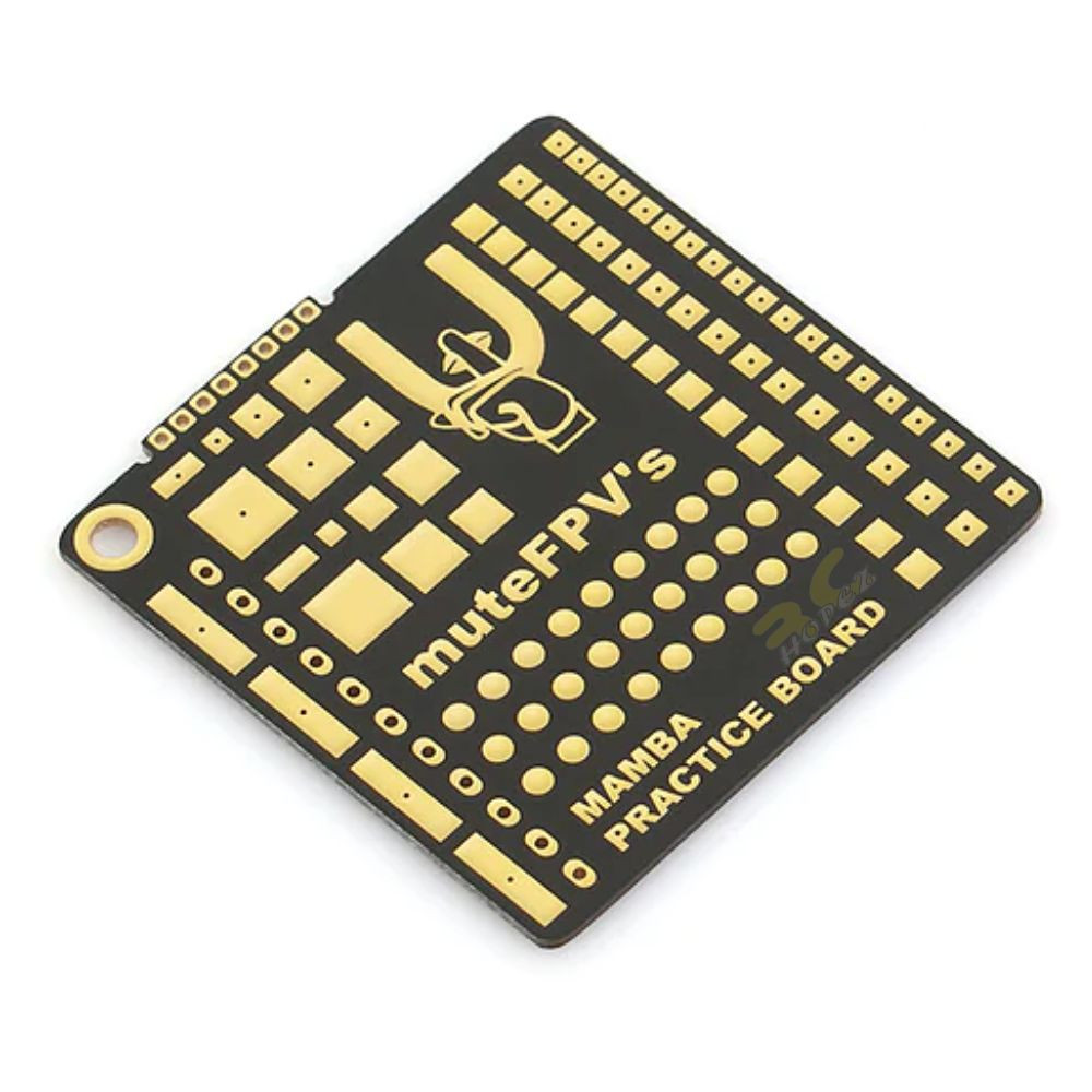 Mamba Soldering Practice Board 49x49x1.6mm (V1) / 42.5×34.5×7mm (V2) M ...