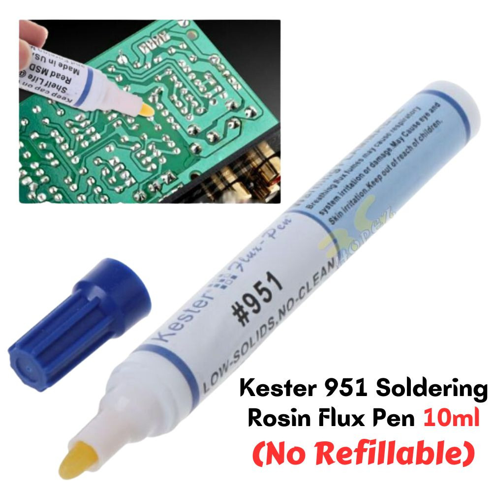 951 Kester YORK Portable Rosin Flux Pen for Automotive Computer Telecom ...
