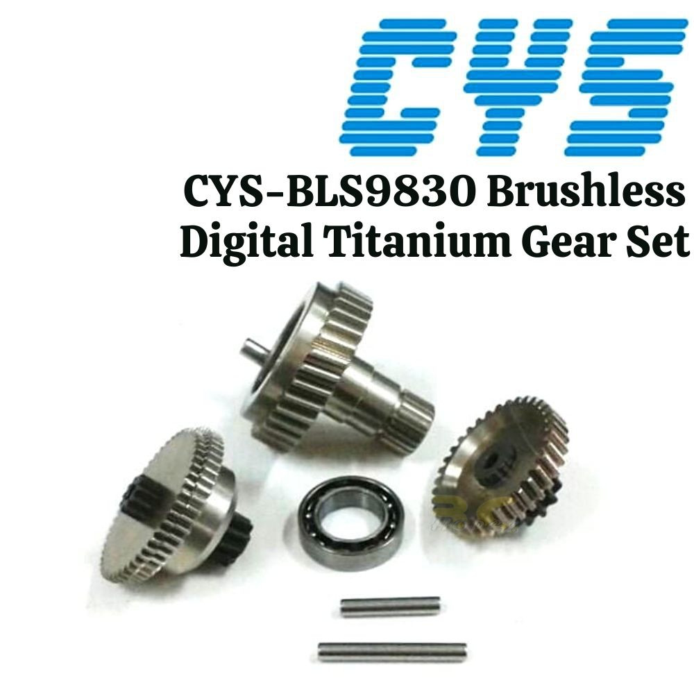 CYS-BLS9830 Brushless Digital Titanium Gear Set – RC HOPEZ