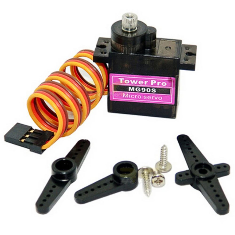 TowerPro MG90S 9g Micro Analog Metal Gear Servo 180 Degree with Servo ...