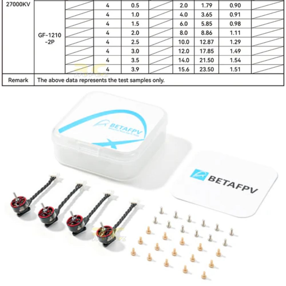 BetaFPV 0702/0702SE 23000KV/27000KV/30000KV (Option) 1S 1mm Shalf ...