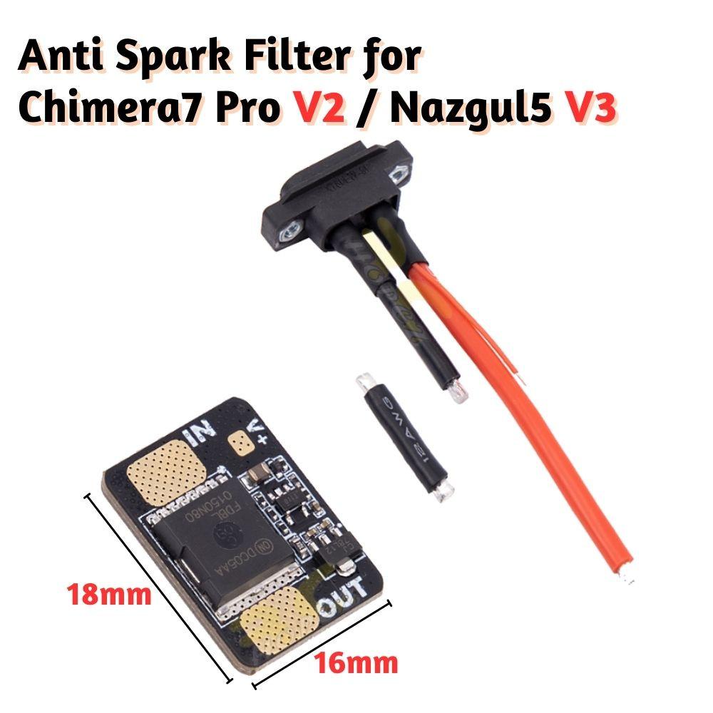 iFlight Anti Spark Filter for Nazgul Evoque F5/F6 V2/Chimera7 Pro V2 ...
