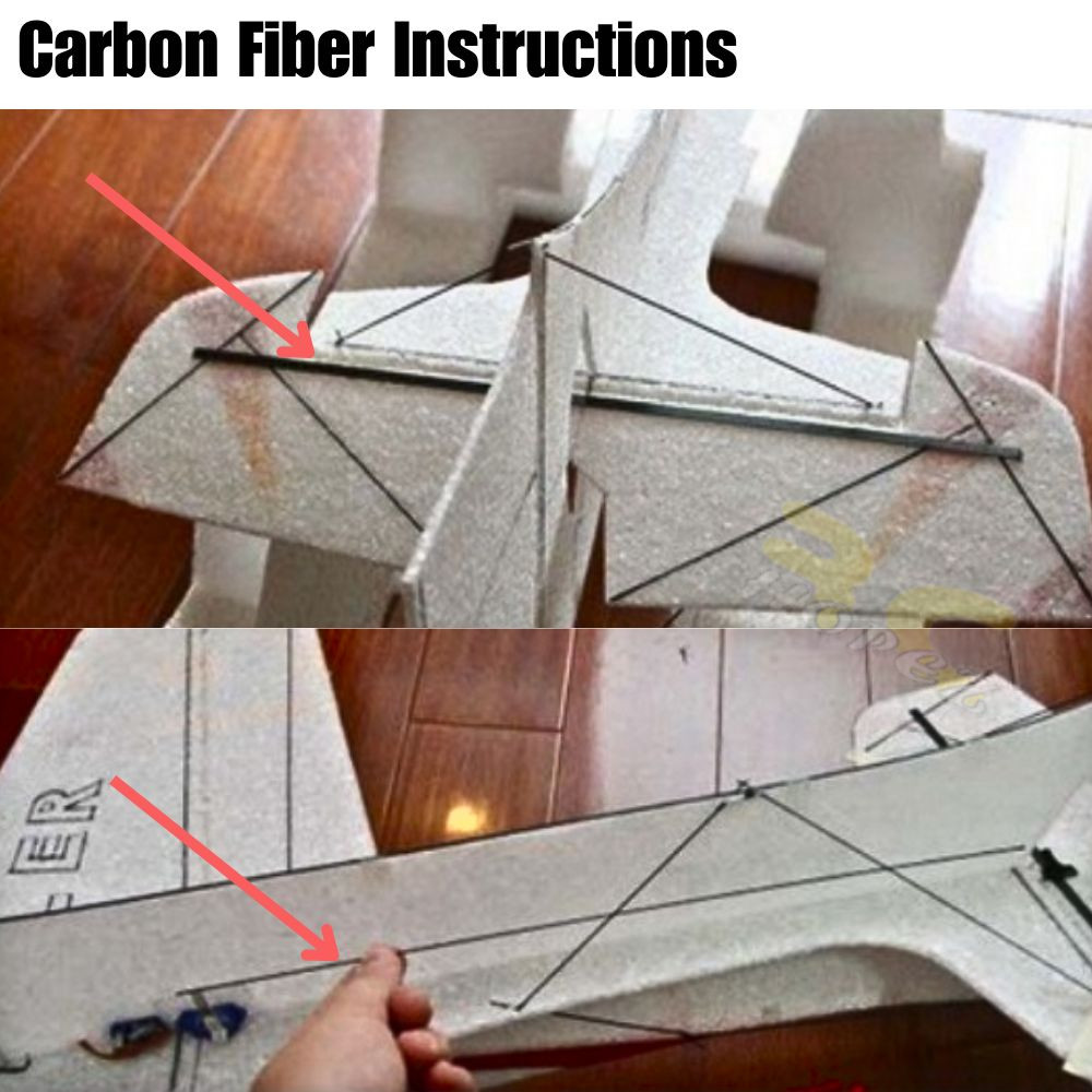 Carbon Fiber Flat Bar 0.5mm x 3mm / 0.5mm x 5mm / 1.0mm x 5mm x 1000 (L ...