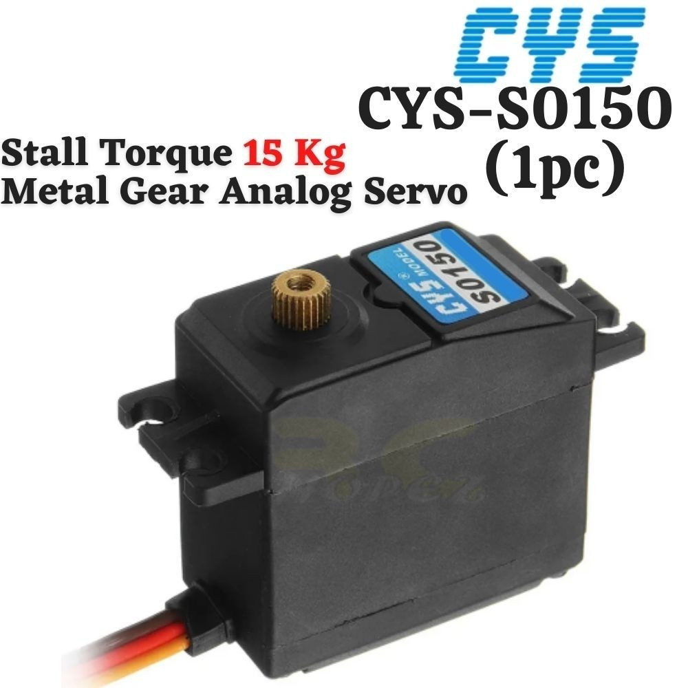 CYS-S0150 15kg Analog Metal Gear Servo (1 pc) – RC HOPEZ