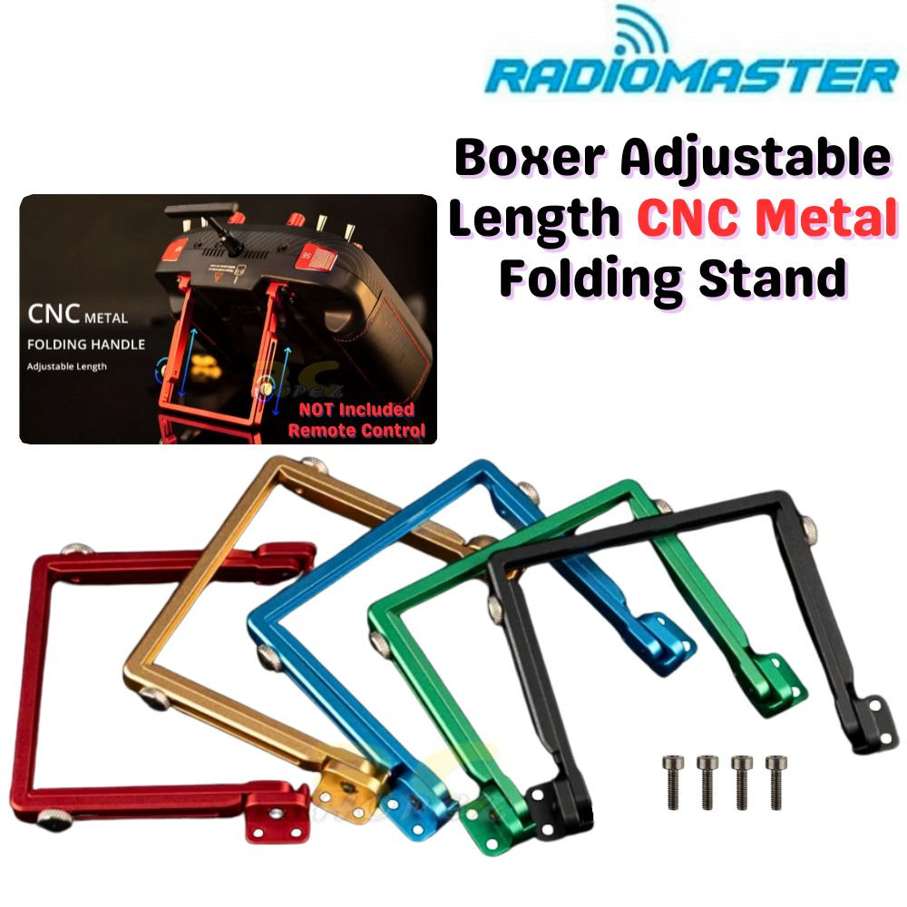RadioMaster Boxer Adjustable Length CNC Metal Folding Stand TX0076-CNC Handle – RC HOPEZ