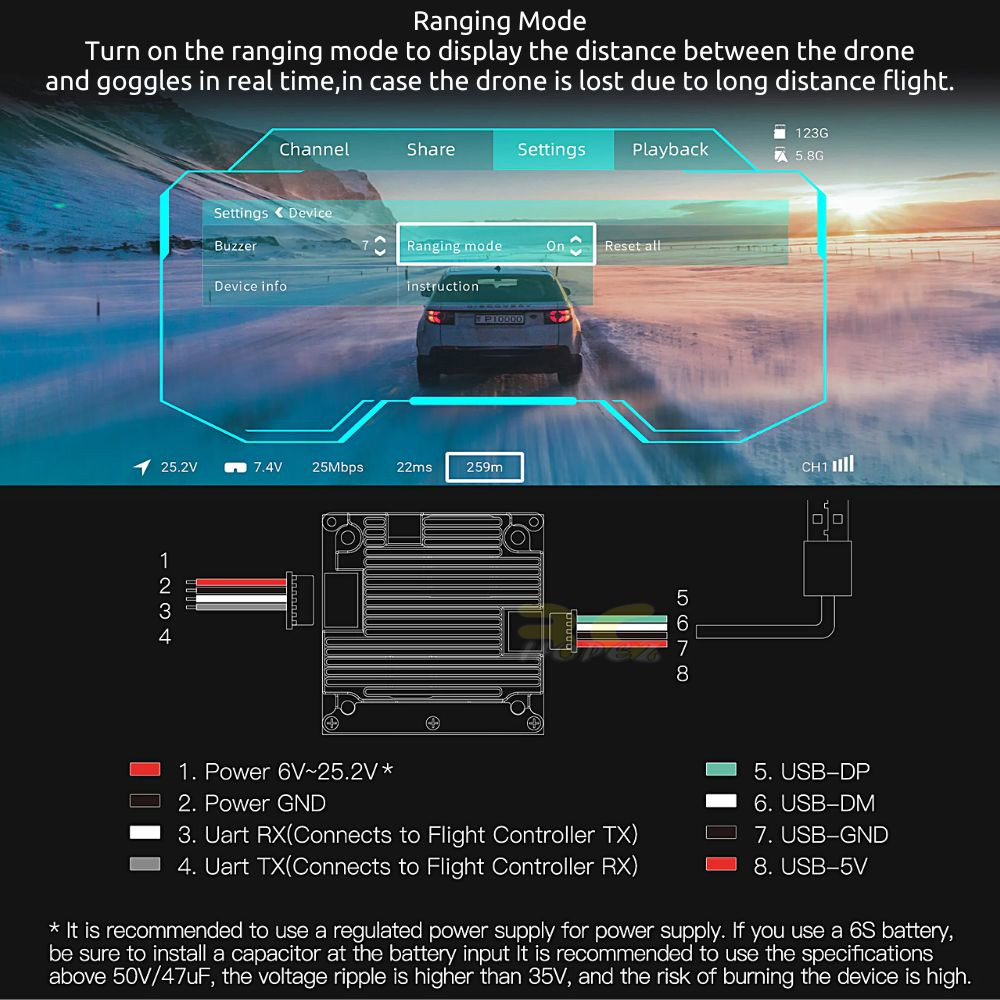 Caddx Walksnail Avatar HD Micro Camera / VTX Kit WN-Avatar Micro – RC HOPEZ