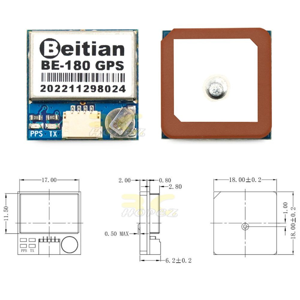 Beitian BE-180 BE-220 BE-880 M10050 GNSS GPS Module For Fixed Wing FPV ...