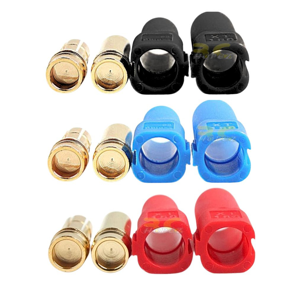 1Pair Amass XT150 Connector With 6mm Gold Connector A-XT150 – RC HOPEZ