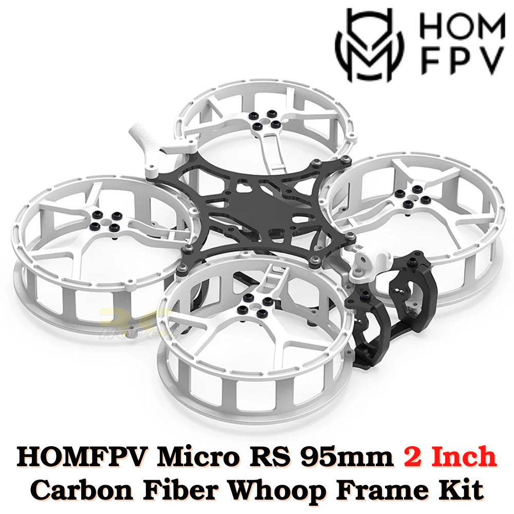 HOMFPV Micro RS 95mm 2 Inch Carbon Fiber Whoop Frame Kit HOM-Kit – RC HOPEZ