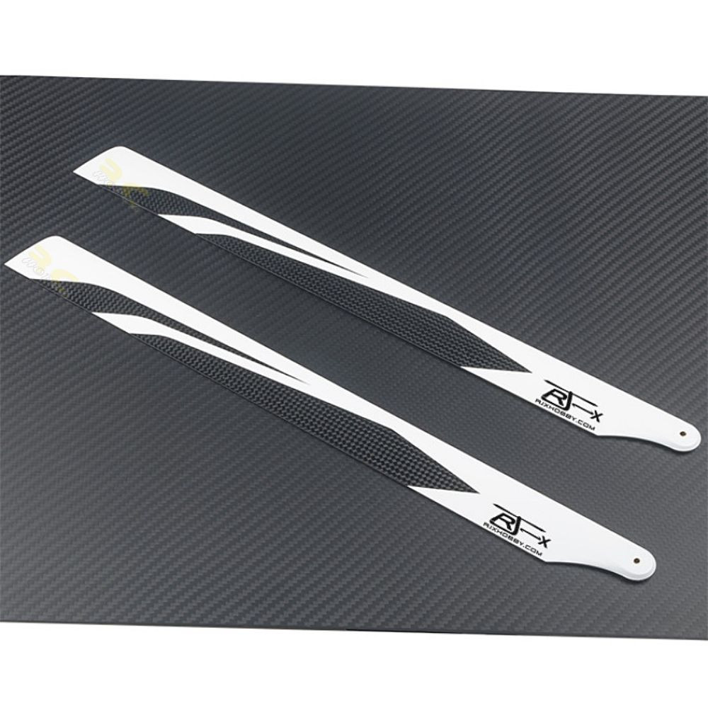 RJX 380mm CF Blades FBL Version E380W – RC HOPEZ