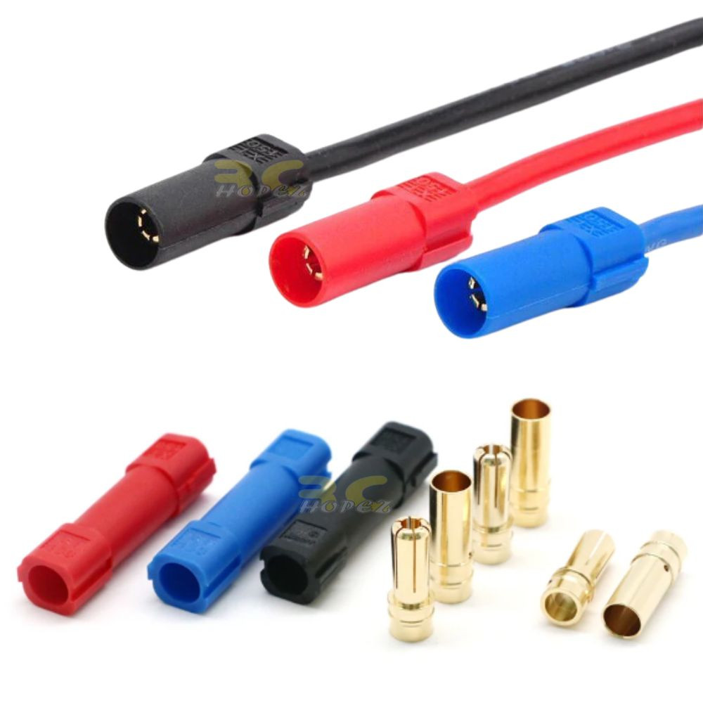 1Pair Amass XT150 Connector With 6mm Gold Connector A-XT150 – RC HOPEZ