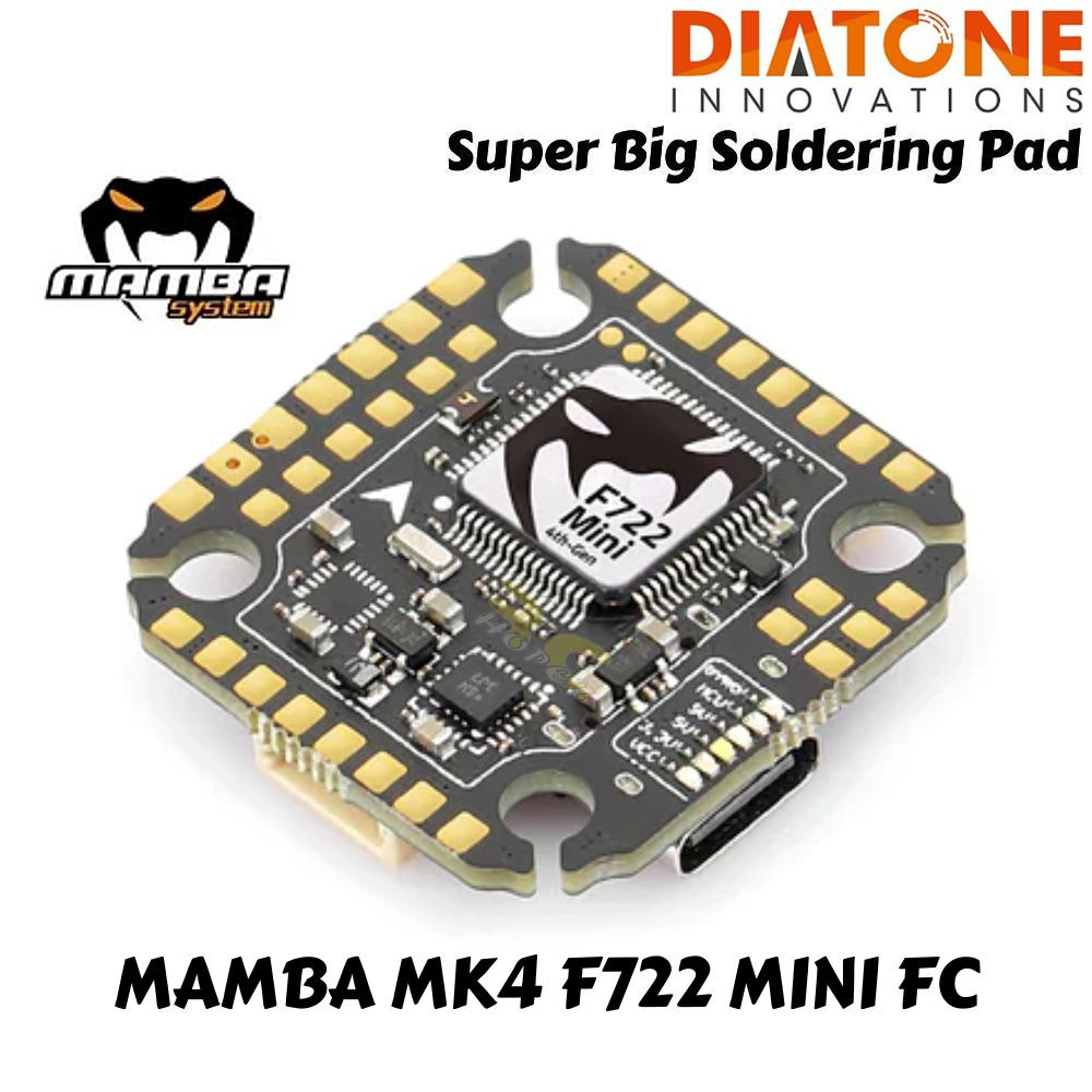 Diatone MAMBA (20×20) MK4 F722 MINI + F55/F65-128K BL32 MINI ESC 6S ...