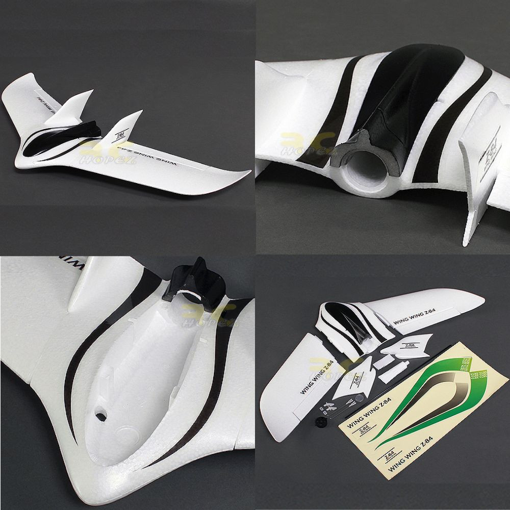 Pusher RC Plane Jet Kit Zeta Wing Wing Z-84 845mm Wingspan EPO/EDF ...