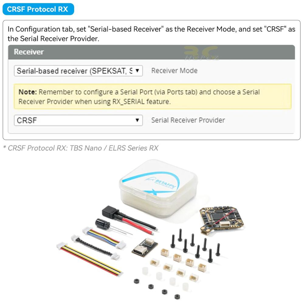 BetaFPV F4 20A AIO FC V1 ELRS 2.4G 2-3S (26X26mm) Brushless Flight ...