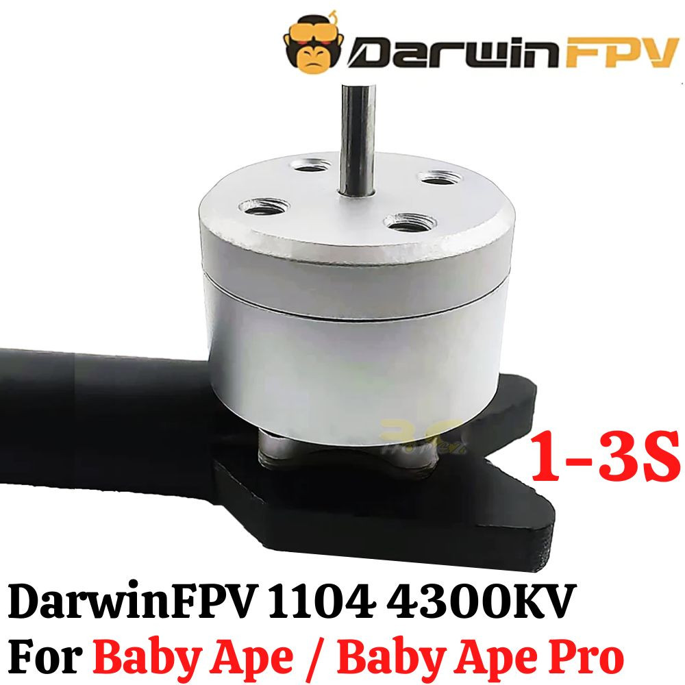 DarwinFPV Darwin 1104 4300KV 1-3S 1.5mm Shaft Brushless Motor Darwin ...