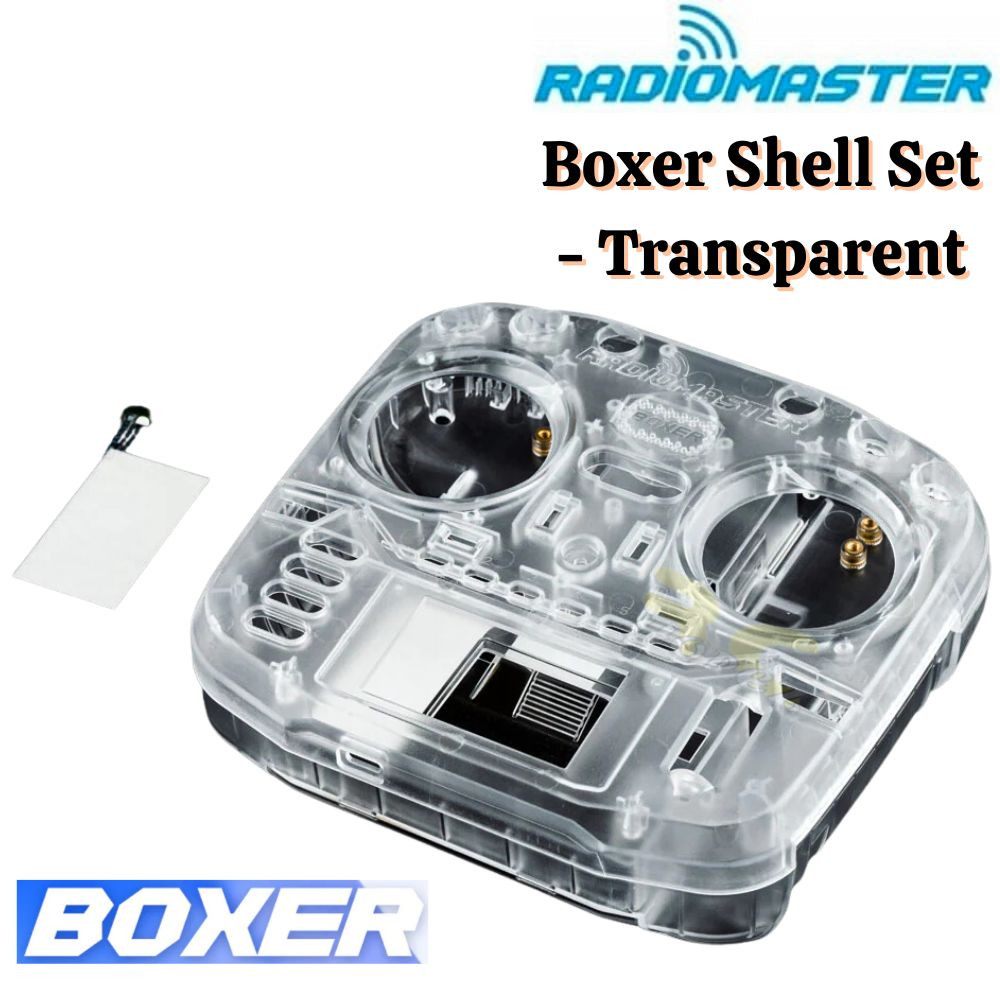 RadioMaster Boxer Shell Set – Transparent TX-BXR-0021 – RC HOPEZ