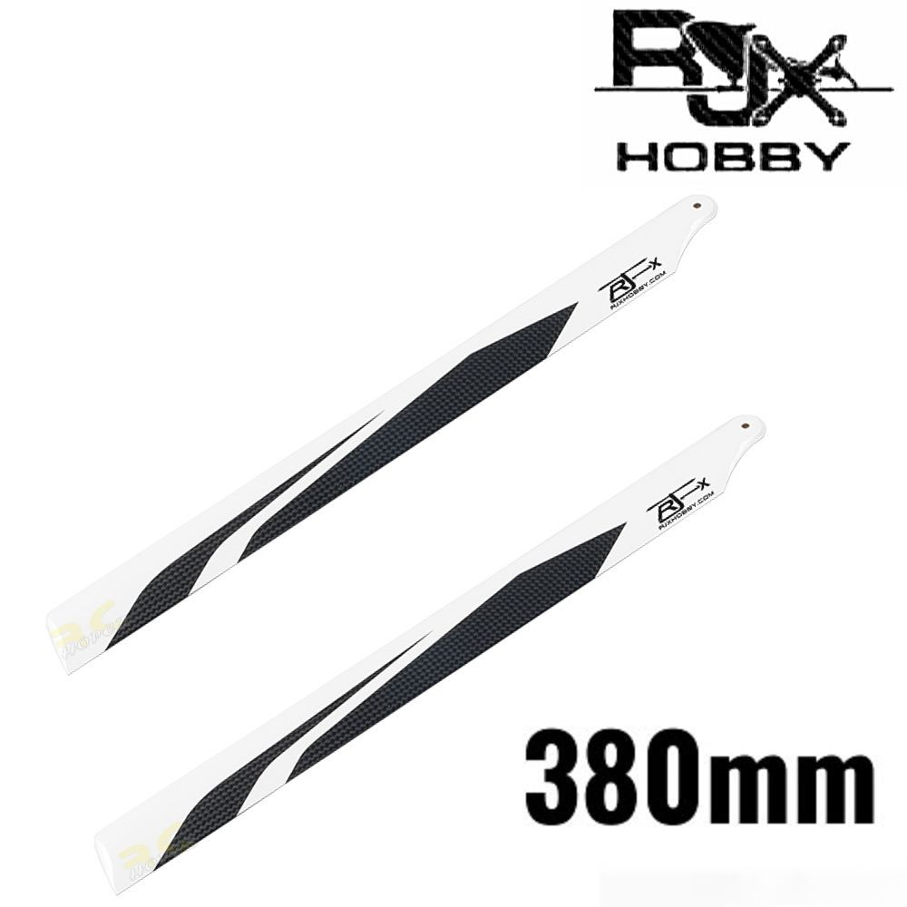 RJX 380mm CF Blades FBL Version E380W – RC HOPEZ