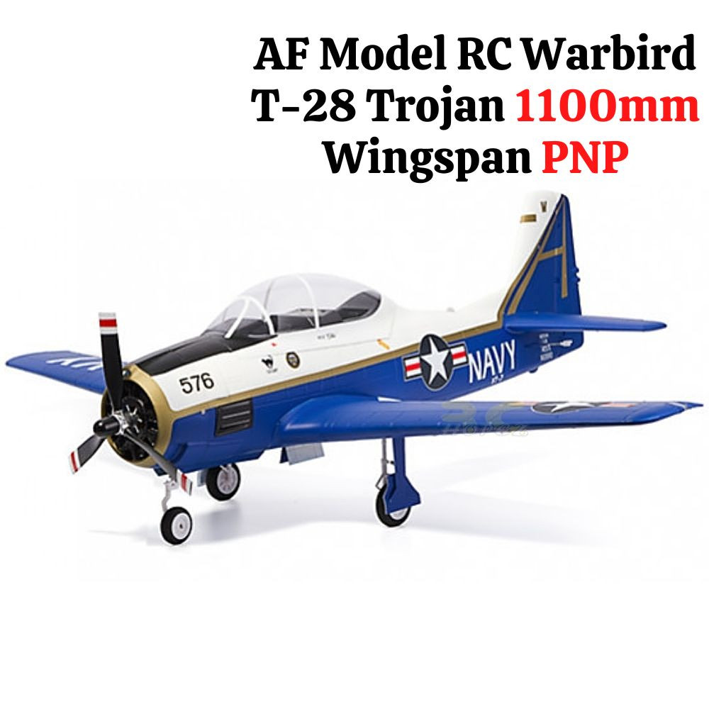 AF Model RC Warbird T-28 Trojan 1100mm Wingspan PNP AF-T28 ...