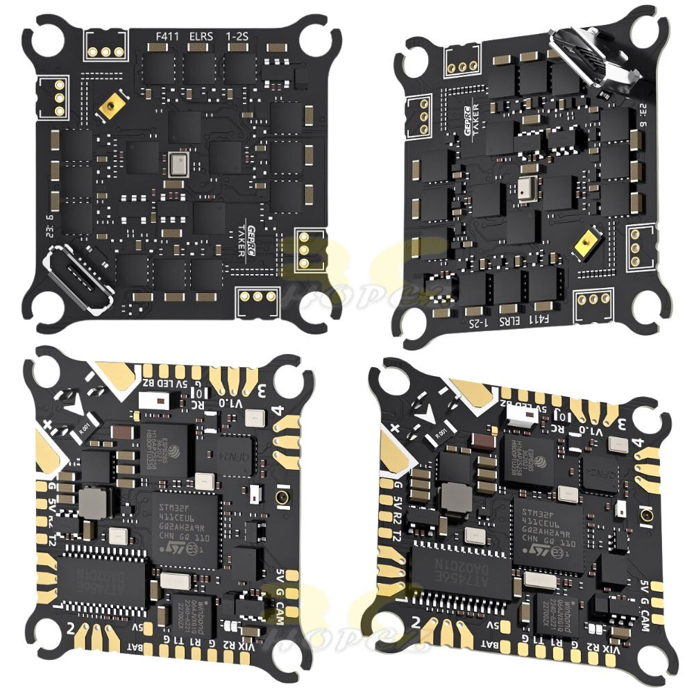 GEPRC TAKER F411-12A-E AIO 1-2S F411 FC 12A 4in1 ESC (25.5×25.5mm) for ...