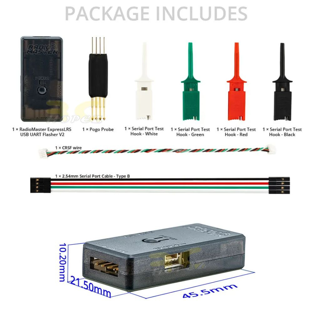 RadioMaster ExpressLRS USB UART Firmware Flasher V2 Dongle For Update ...