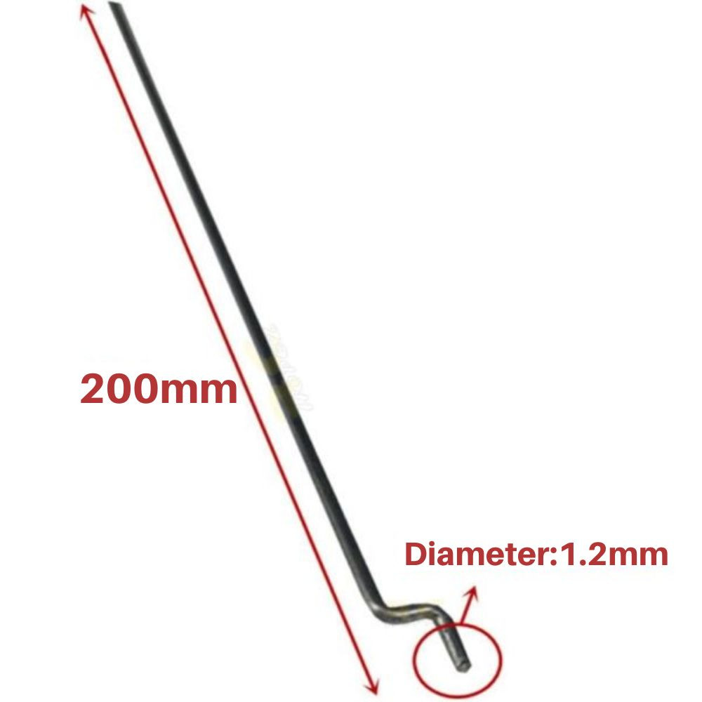 Steel Wire Push Rod 1.2 x 200mm (1pc) FP3025-SK – RC HOPEZ