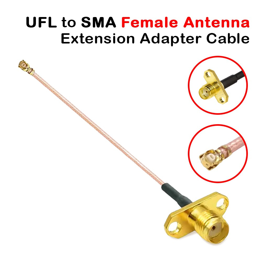 UFL to SMA Female Antenna Extension Adapter Cable 100 ZX1010T-K – RC HOPEZ