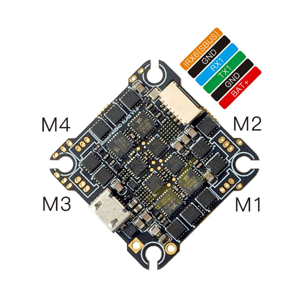Happymodel Super F405HD ELRS 2-4S AIO 3in1 FC 25.5×25.5mm built-in UART 2.4G ELRS and 20A ESC ...