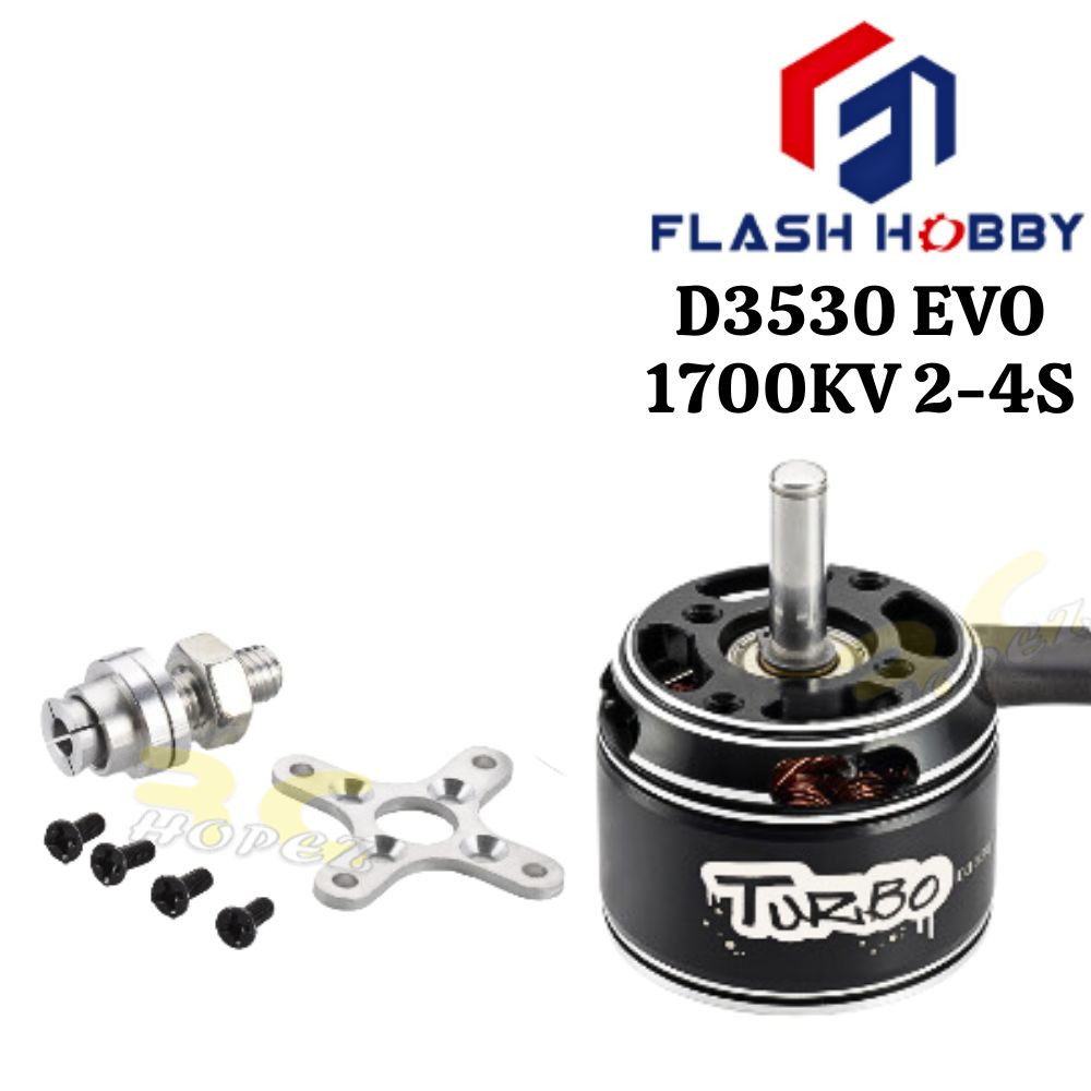 Flash Hobby D3530EVO 1700KV 2-4S Brushless Motor D3530-17 – RC HOPEZ