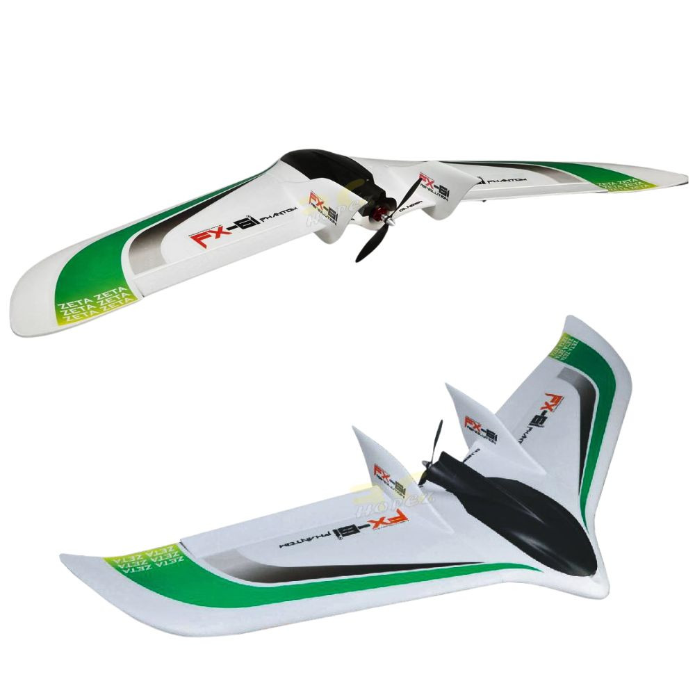Pusher RC Plane Jet Kit Zeta FX-61 Phantom 1550mm FPV Flying Wing EPO ...