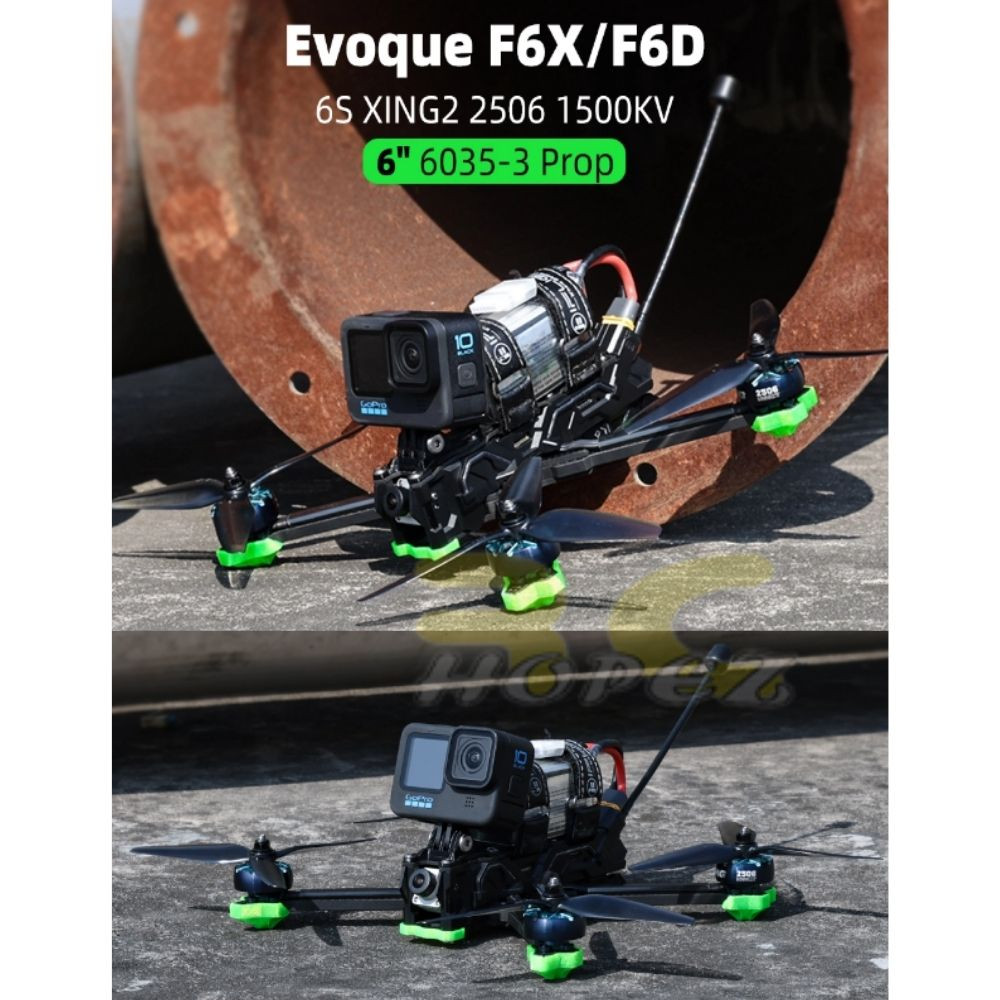 iFlight Nazgul Evoque F6X Squashed X Analog 6S 6 Inch FPV Racing Drone ...