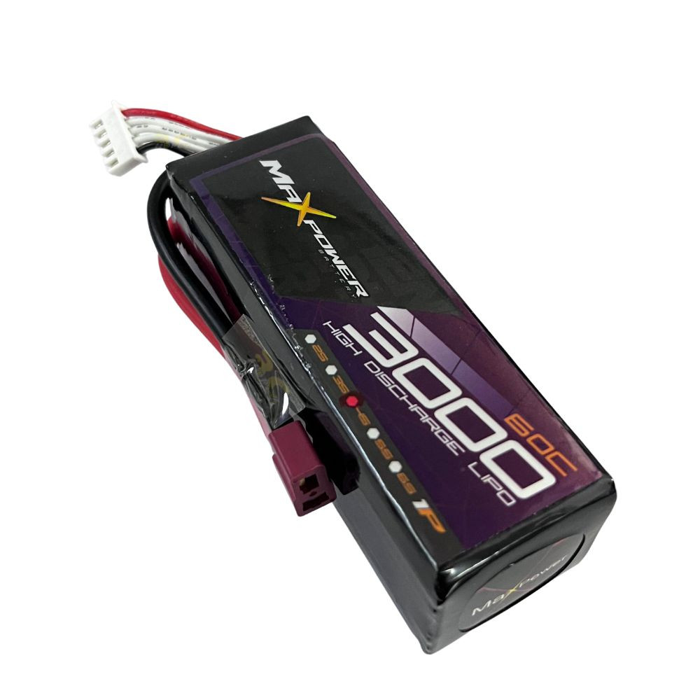 Maxpower Graphene Lipo 14.8V 3000mAh 35C 4S Lipo Battery with Dean Plug MP3035-4G – RC HOPEZ