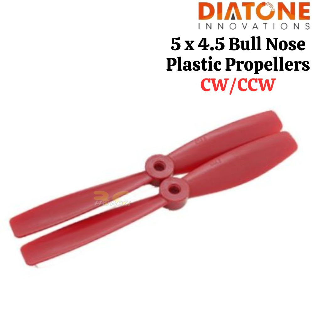 Diatone 5 x 4.5 Bull Nose Plastic Propellers CW/CCW (1 Pair) 8809 – RC ...